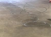 China Iso BTO -22 Razor Wire Flat Wrap Coils Are Made Of High Tensile Razor Wire for sale