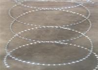 China Iso BTO -22 Razor Wire Flat Wrap Coils Are Made Of High Tensile Razor Wire for sale