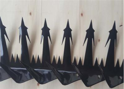 China Steel Wall Security Spikes Anti - Climb , Razor Spikes For Top Of Fence for sale