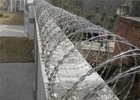 China Double Blade Spiral Barbed Wire Rope Blade Razor Wire For Protecting Fence for sale