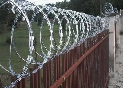 China Double Blade Spiral Barbed Wire Rope Blade Razor Wire For Protecting Fence for sale