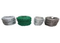 China Stainless Steel Security Barbed Wire Electro Galvanized Or PVC Coated for sale