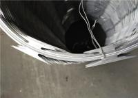 China Coil CBT 65 Razor Wire Galvanized 5 Clips Connected Concertina Wire Wall for sale