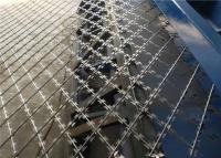 China Galvanized Bto -30 Welded Razor Wire Mesh Diamond Hole Shape Fence for sale