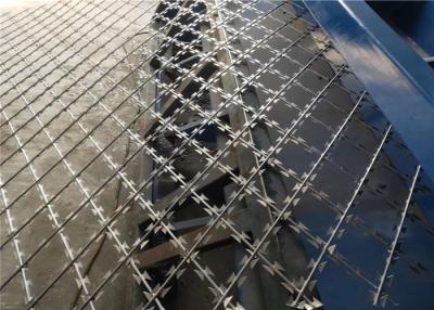 China Galvanized Bto -30 Welded Razor Wire Mesh Diamond Hole Shape Fence for sale