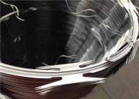 China Q195 Steel Type Barb Tape CBT 65 Razor Wire , Concertina Barbed Wire for sale