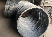 China Hot Dipped Galvanized Razor Wire BTO11 Barbed Blade Type For Popular for sale