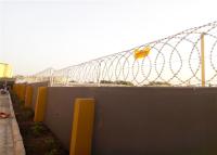 China BTO -22 Blade Constantine Razor Wire Fence 450mm Coil Diameter Producing Process for sale