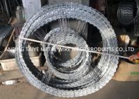 China Galvanized Mobile Security Barrier Concertina Double Circles Razor Wire Fence for sale