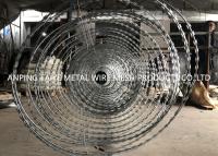 China Goverment Use Double Circle BTO30 Razor Wire , SS304 Concertina Coil for sale