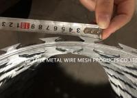 China Goverment Use Double Circle BTO30 Razor Wire , SS304 Concertina Coil for sale