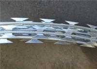 China High Grade BTO 22 Razor Wire Fence 500mm Coil Diameter Concertina Blade Wire for sale