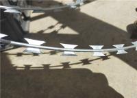 China High Grade BTO 22 Razor Wire Fence 500mm Coil Diameter Concertina Blade Wire for sale