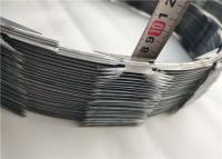 China Barbed Tape Concertina Cross Prison Razor Wire CBT-65 Long Blade for sale