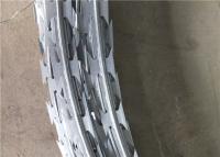 China Roll Type Razor Blade Wire Barbed Tape Protect Border And Key Project Protection for sale