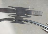 China Roll Type Razor Blade Wire Barbed Tape Protect Border And Key Project Protection for sale