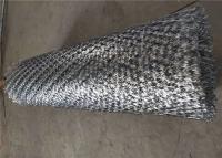 China Zinc Coated Razor Wire Fence Welded Blade Wire Diamond Hole Fence BTO -22 for sale
