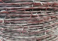 China Zinc Coated Barb Wire Farm Fence 14 Gauge Barbwire With Customizable Specifications for sale