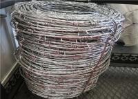 China Zinc Coated Barb Wire Farm Fence 14 Gauge Barbwire With Customizable Specifications for sale