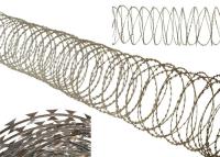 China Security NATO Ribbon Barbed Galvanized Razor Wire Concertina Tape for sale