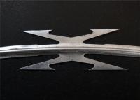 China CBT -60 Hot Dipped Gi Razor Barbed Wire Fening Rust Proof Double Coils Cross for sale