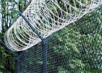 China Heavy Duty Galvanized Razor Wire , Barbed Concertina Barbed Tape for sale