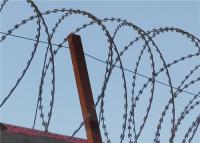 China Medium Blade 22MM Length BTO 22 Razor Wire Fence Decoration 10kg Per Coil 500mm OD for sale