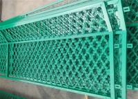 China Powder Coated Welded Razor Mesh For Razor Wire Fence , Diamond Razor Mesh for sale