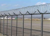 China Galvanized Or PVC Coated Blade Razor Barbed Wire , Concertina Barbed Wire for sale
