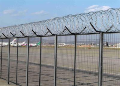 China Galvanized Or PVC Coated Blade Razor Barbed Wire , Concertina Barbed Wire for sale