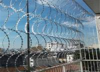 China Single Concertina Razor Barbed Wire Use For Security Fencing CBT - 65 BTO - 22 for sale