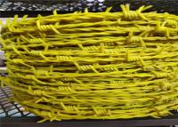 China PVC Coated Barbed Iron Wire High Security Wire Fence Gaucho Barbed Wire for sale