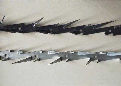China Medium Size Steel Wall Spikes Hot Dipped Galvanized Or Black Powder Coated for sale