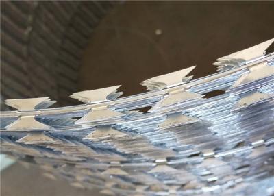 China Single Or Cross Concertina BTO CBT Galvanized Barbed Wire for sale