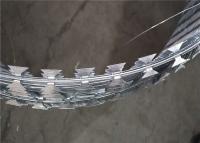 China Single Or Cross Concertina BTO CBT Galvanized Barbed Wire for sale