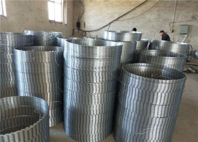 China 12m 40g Zinc Coating BWG13 Razor Barbed Wire Mesh With Clips for sale