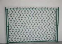 China 75*150mm Powder Coated BTO 22 Razor Wire Fence for sale