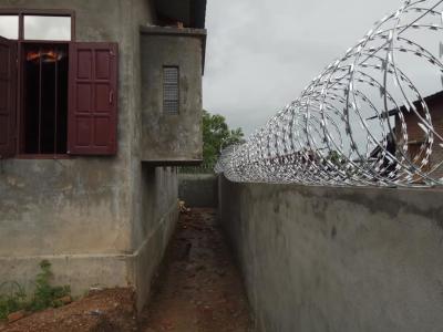 China BTO-22 450mm Coil 316 Stainless Steel Razor Wire for sale