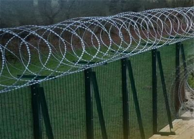 China 450mm Bto22 Galvanized Military Concertina Wire for sale