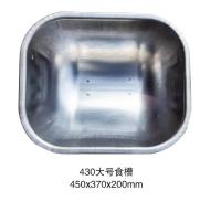 China Non Rusting Feeder Stainless Steel Drinking Trough 1.2mm Thickness for sale