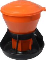 China Poultry Plastic Feed Troughs Orange Plastic Animal Feed Troughs for sale