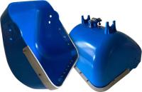 China Blue Farms And Poultry Plastic Feed Troughs Large Plastic Feeding Trough for sale