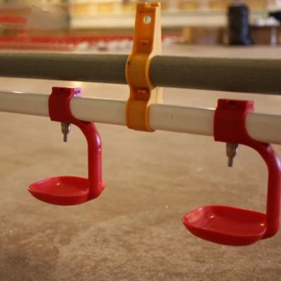 China 3m PVC Pipe Broiler Automatic Drinker Nipple System In Poultry Farm for sale