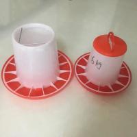 China White PP Poultry Feeder And Drinker Automatic Chicken Drinkers And Feeders for sale