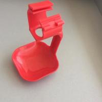 China Automatic auto chicken quail poultry Nipple Drinker with drip cup 22mm square tube pipe poultry equipment for sale