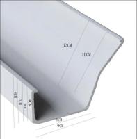 China 10cm 13cm PVC Poultry Feeding Trough Chicken Feeding Line Parts for sale