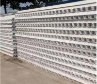 China 8/10/13 Cage PVC Chicken Feeder Trough Chicken Feeding Line Parts for sale