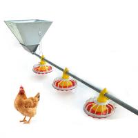 China Feeding equipment for breeding chicken feed line barrel type metering synchronous feeding system to support spot for sale