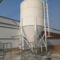 China Auto One Ton Grain Bin Poultry Feed Silo Animal Feed Storage Silos for sale