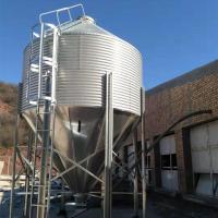 China Auto One Ton Grain Bin Poultry Feed Silo Animal Feed Storage Silos for sale